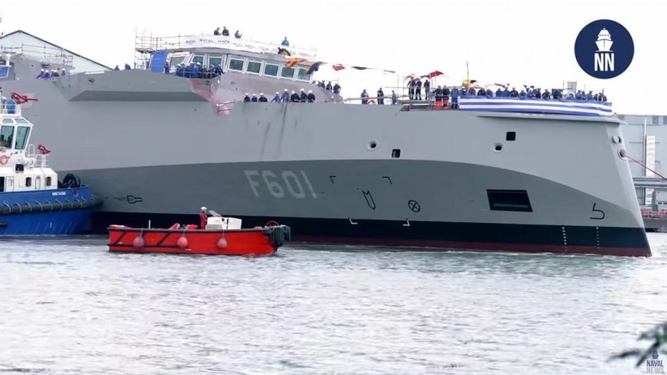 Μεγάλη στιγμή για το Πολεμικό Ναυτικό η σημερινή καθέλκυση της φρεγατας ...