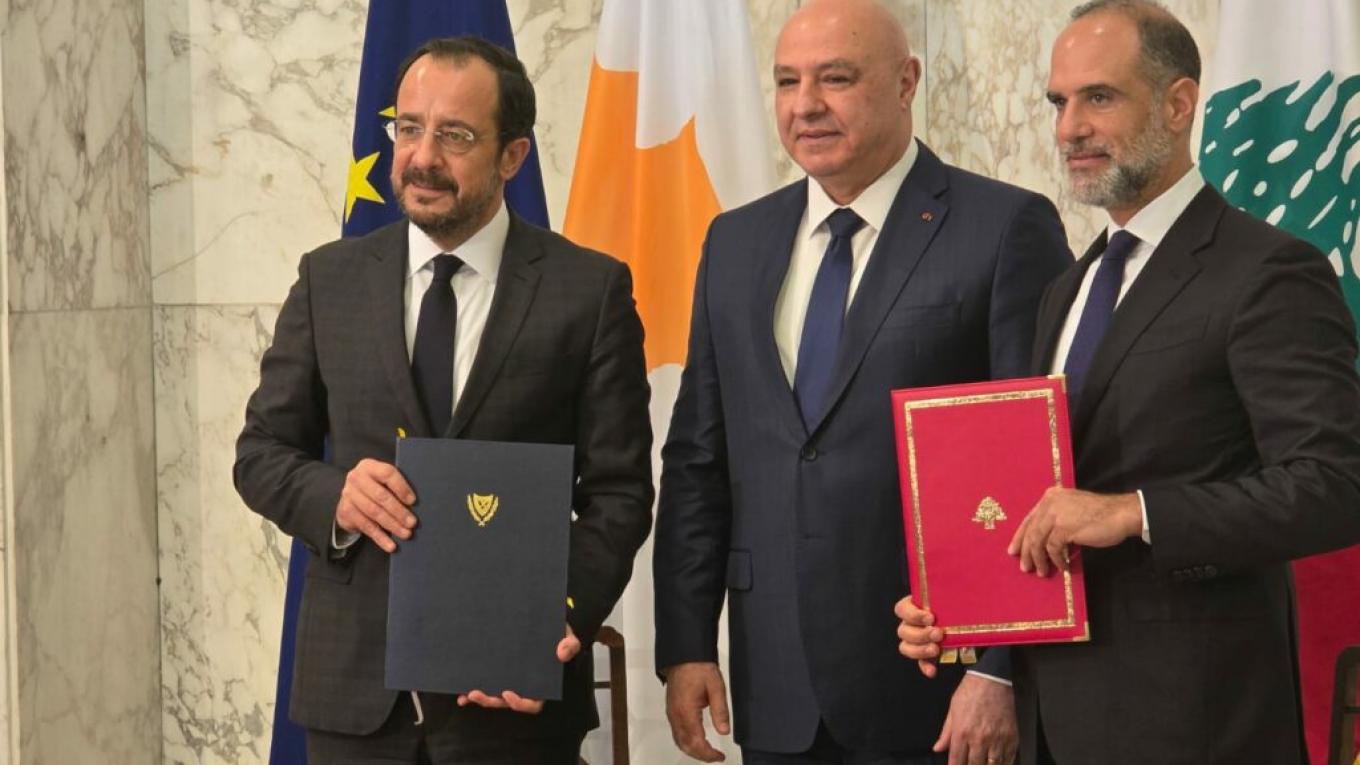 Υπεγράφη ιστορική συμφωνία Κύπρου - Λιβάνου για οριοθέτηση ΑΟΖ ...
