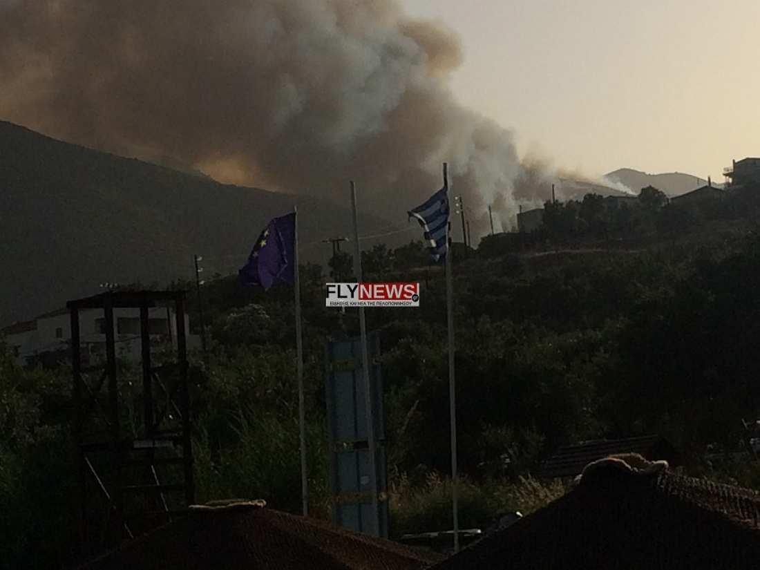 Παραμένουν οι φωτιές στην Ανατ. Μάνη πλην του Κότρωνα και στα Μέγαρα ...